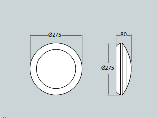 Made In Italy Lighting - Fumagalli Berta E27 bulkhead lamp
